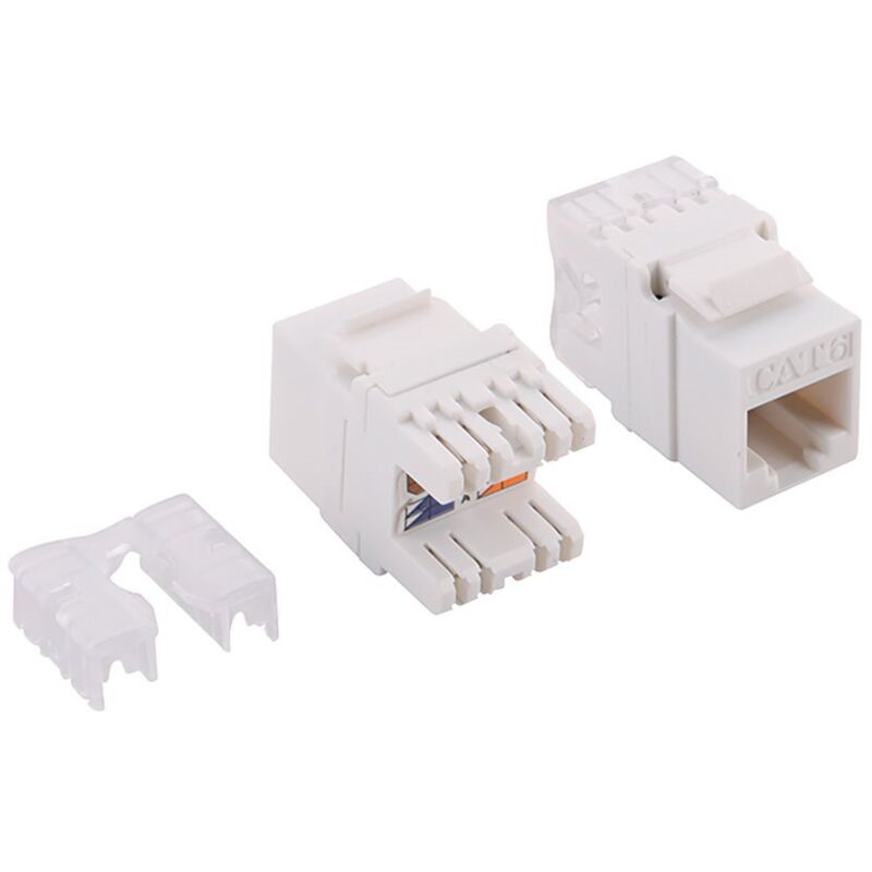 Connecteur Rj45 Utp Cat.6 Keystone Femelle, Punch-down 180°