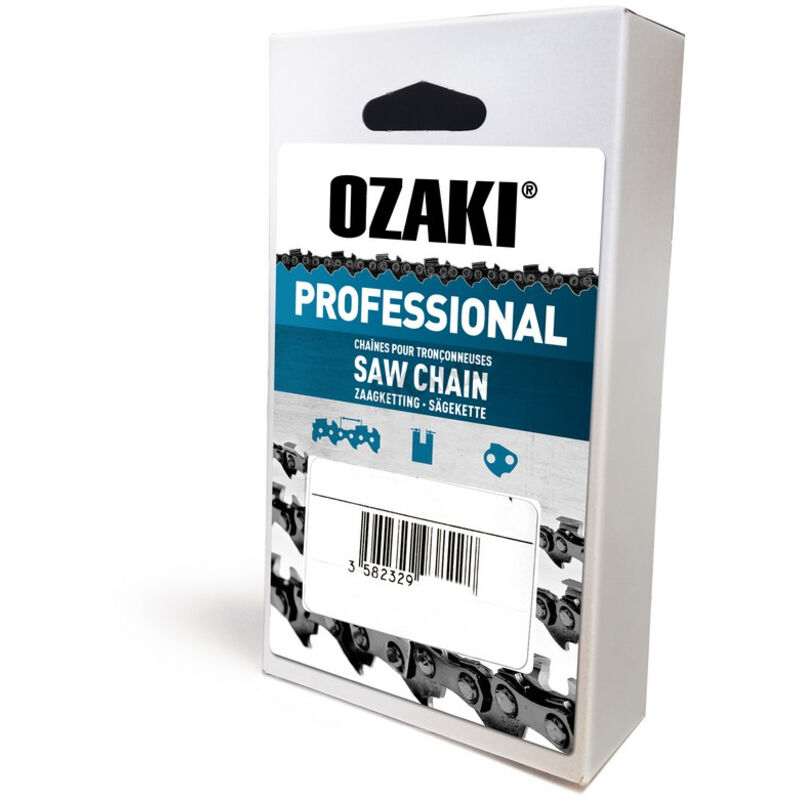 Chaîne De Tronçonneuse Ozaki Pro Semi Carrée 3/8 .058 (1,5mm) 60 ...