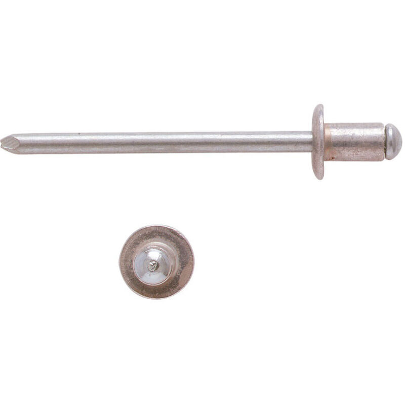 Rivet Bralo Alu/acier Tête Plate Fixation Robuste Multimatériaux - Bralo