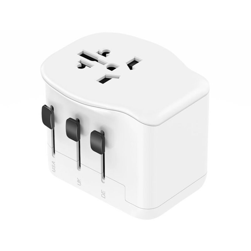 Adaptateur De Voyage Universel 3 Usb (1a+2c) 20 W