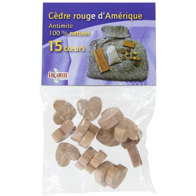 Antimite 100% Naturel 15 Coeurs