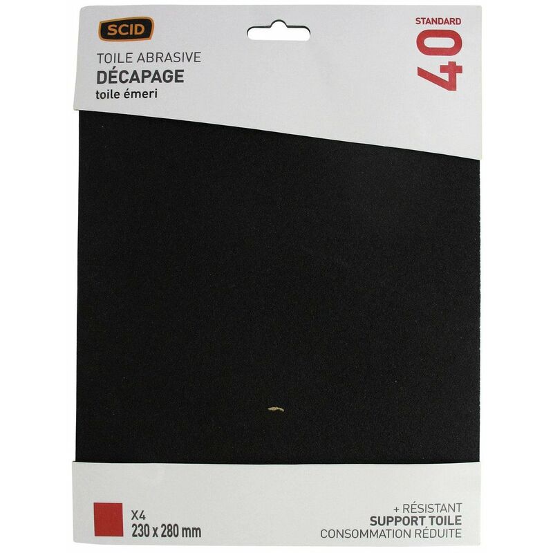 Toile émeri 230 X 280 Mm 40x4