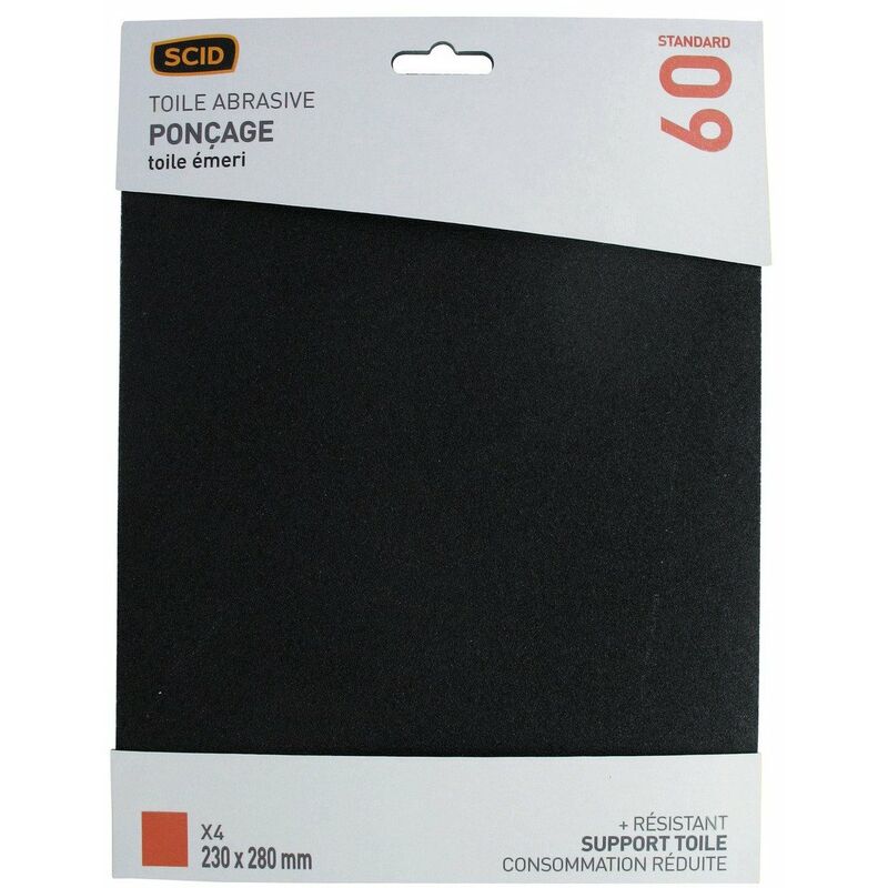 Toile émeri 230 X 280 Mm 60 4