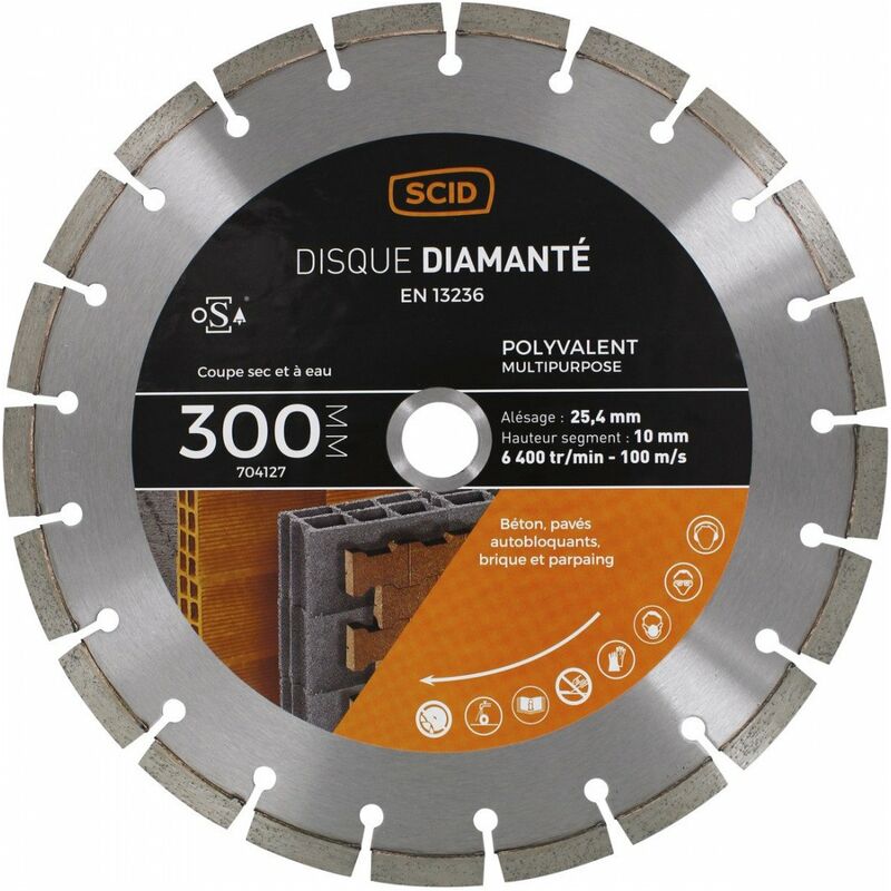 Disque polyvalent milieu de gamme 300 25,4