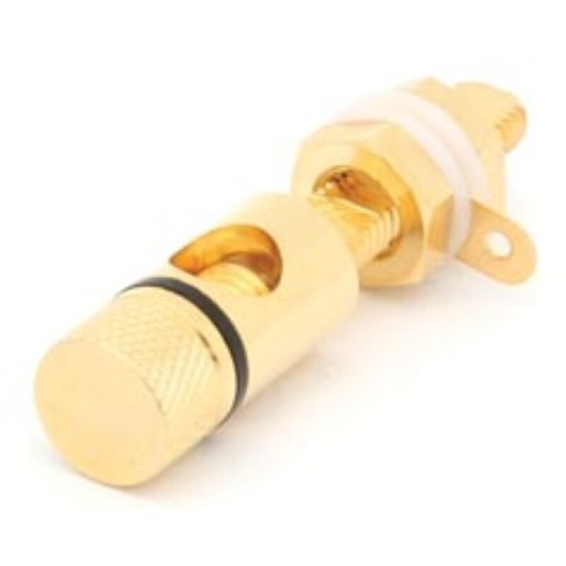 Connecteur Haut-parleur Doré - Noir