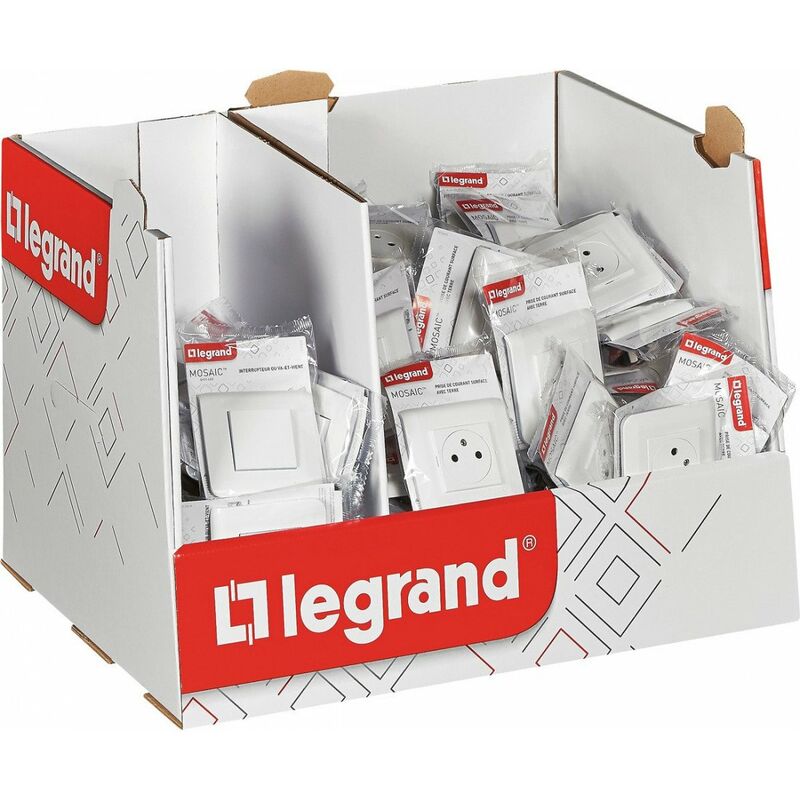 mini box mosaic complet blanc