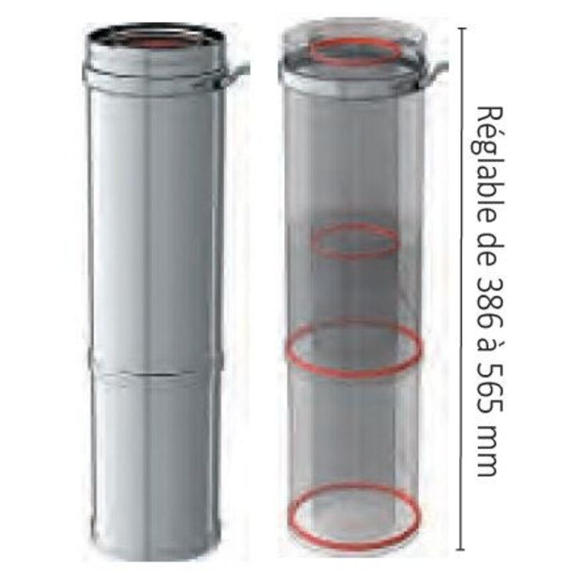 Conduit Biox Telesc. D130/200