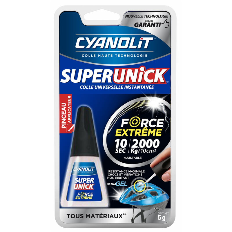 Colle Super Unick Force Extrême Gel Pinceau 5gr