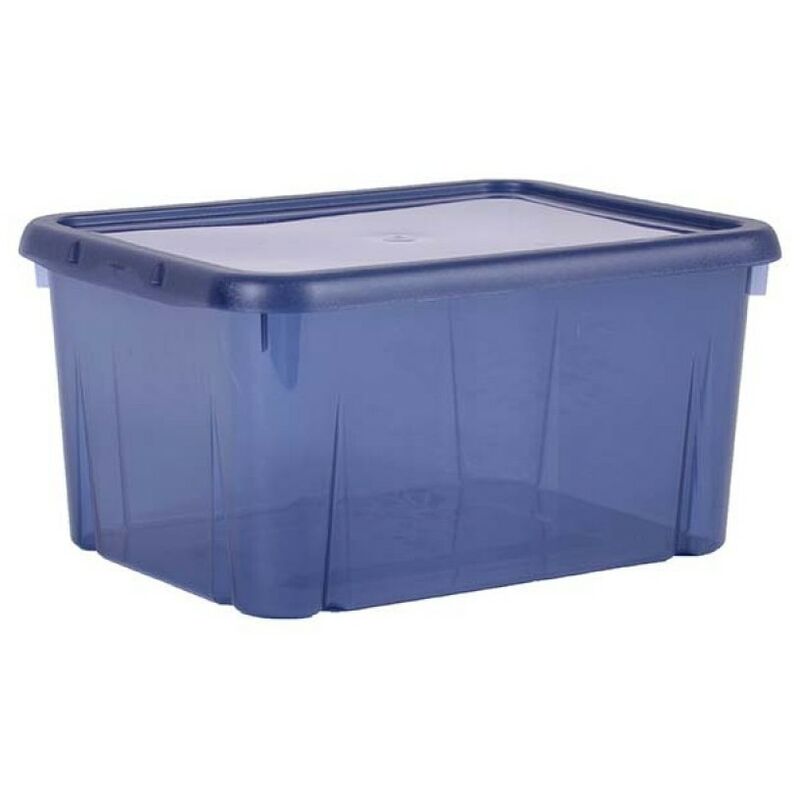 Boite Funnybox 8l Av Couv Bleu Profond Acidule Ref 10761ba Pf Sx10