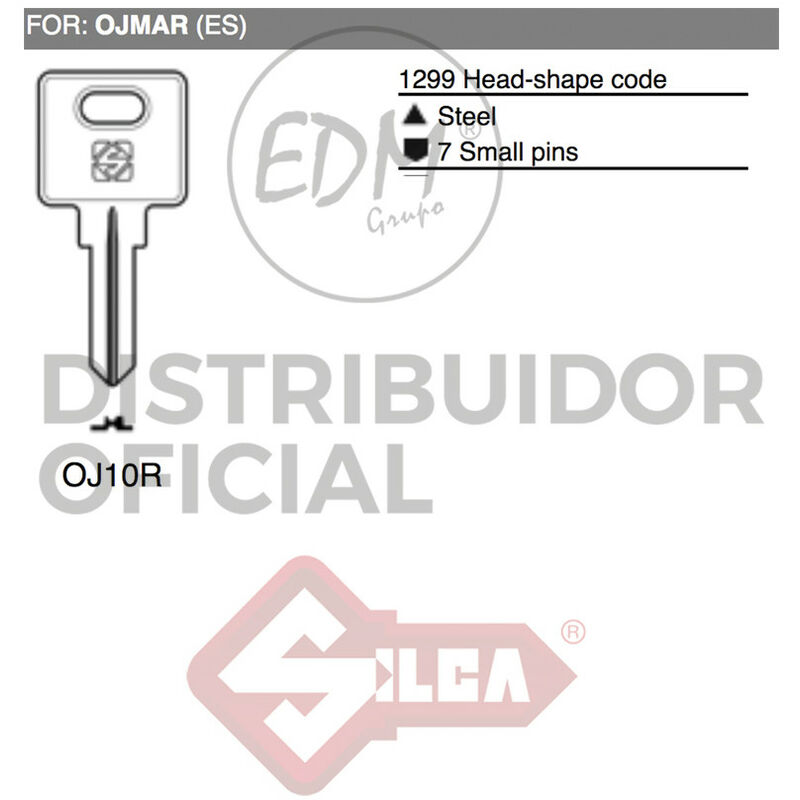 Clé Acier Oj10r Ojmar
