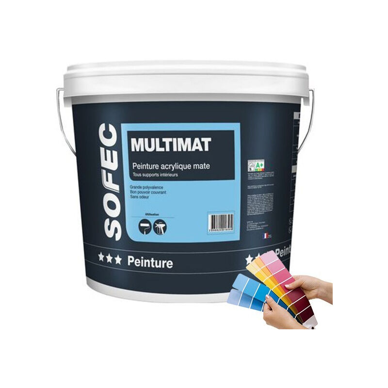 Peinture SOFEC Multimat acrylique blanc 15L - SOFEC