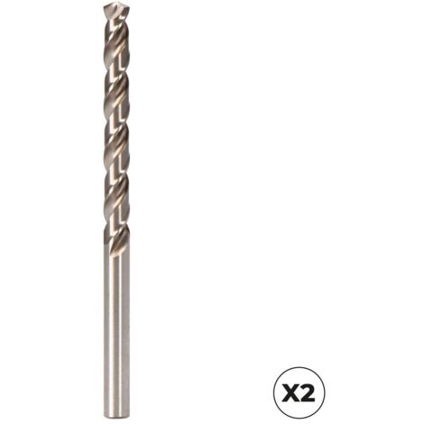 Pack de 2 Forets Cylindriques Courts HSSE DIN-338N Inox 4,00mm - Izar ...