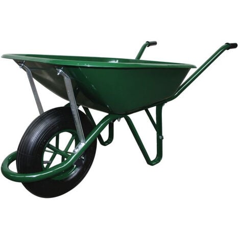 Brouette Polyvalente Caisse Galvanisée Et Roue Gonflée