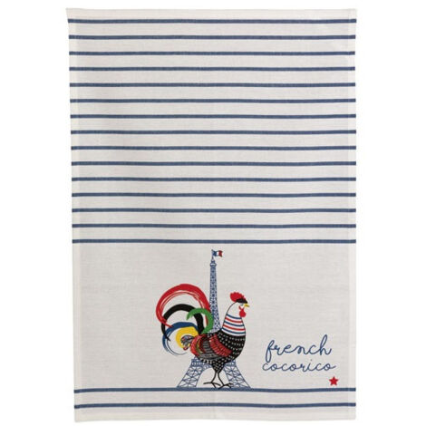 Torchon 50 X 70 Cm - French Cocorico - Winkler