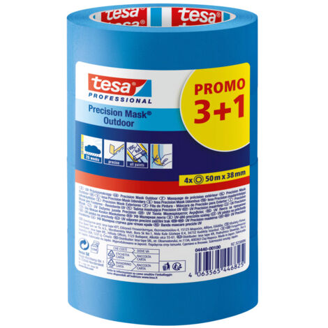 Lot De 3 +1 Adhésif De Masquage De Précision Extérieur Bleu Tesa ...