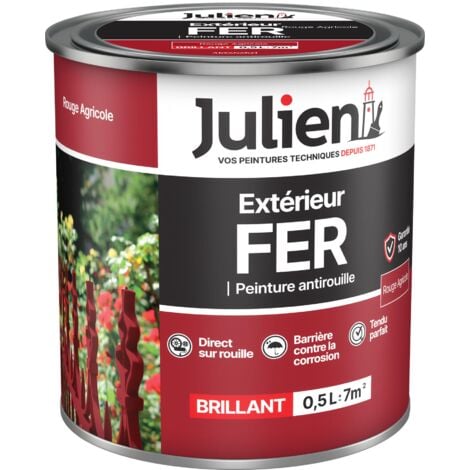 Julien Peinture Fer Anti-Rouille Brillant - Portes, grilles, portails ...