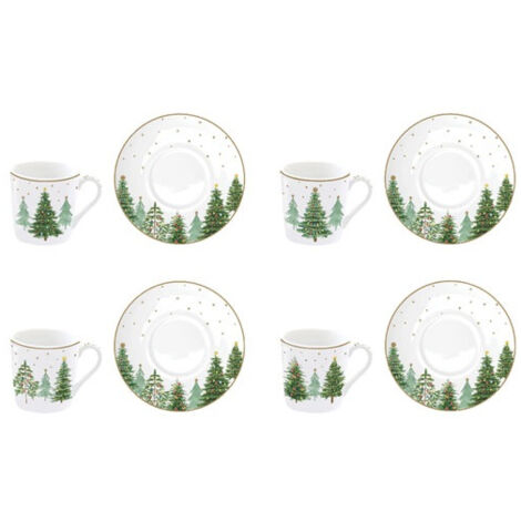 Coffret Tasses Festive Trees Design Festif Et élégant Pour Les Fêtes ...
