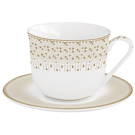 Coffret Tasse Festive Easy Life Tasse Déjeuner 40 Cl Festive Avec Sous ...