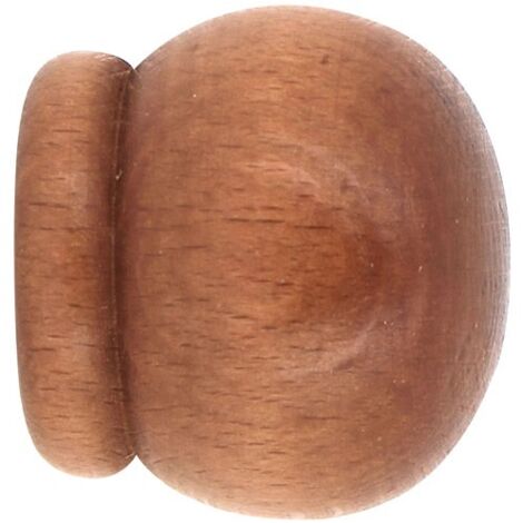 MOBOIS - embout bois anglais Ø28mm à visser merisier x2