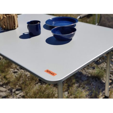 Table de camping alu legere et stable Soplair Allegria duo 70cm ...