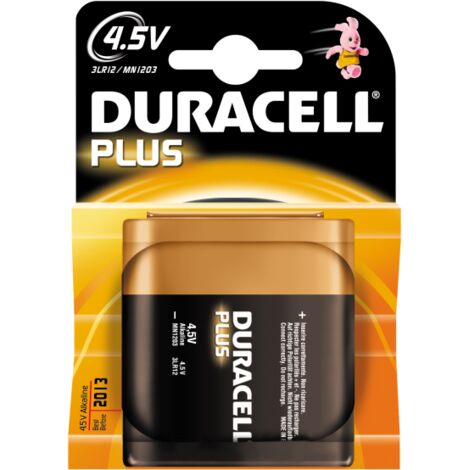 piles duracell plus 4,5v x1