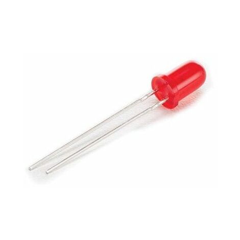 Led Standard 5mm - Rouge Diffusant