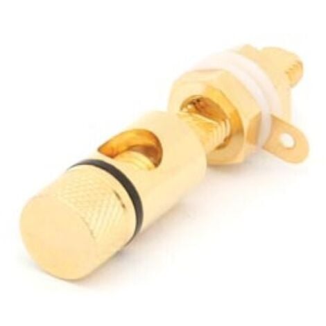 Velleman CONNECTEUR HAUT-PARLEUR DORÉ - NOIR