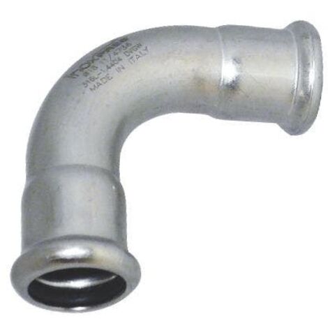 Coude 90° Ff 54 Inox A Sertir