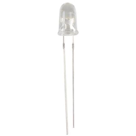 10 led 5mm - jaune transparent - 15000 mcd