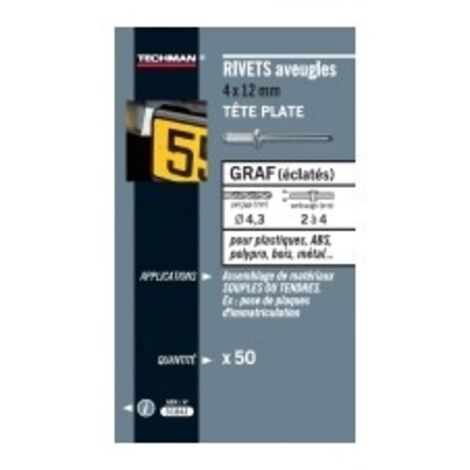 Rivet Graf Ou Eclates 4x18 (50)7631845