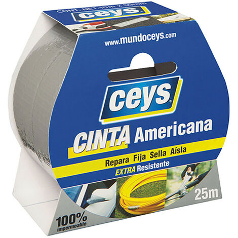 Rouleau Argent Ruban Americain Ceys 25m X 50mm 507603