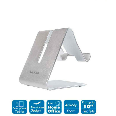 Support Pour Smartphone Et Tablette, Aluminium Logilink