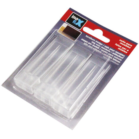 Butee De Porte Plastique Transparent (BLISTER 3 Unites) Inofix