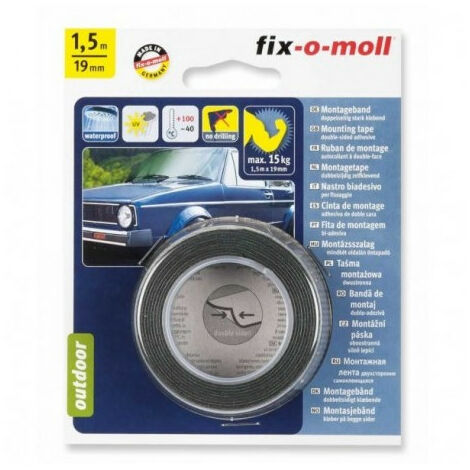 Fix-o-moll Montage 40kgnoir - Fix-o-moll