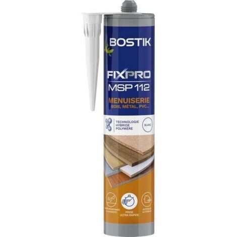 BOSTIK Colle joint int/ext polymere bostik fixpro msp112 menuiserie c290ml