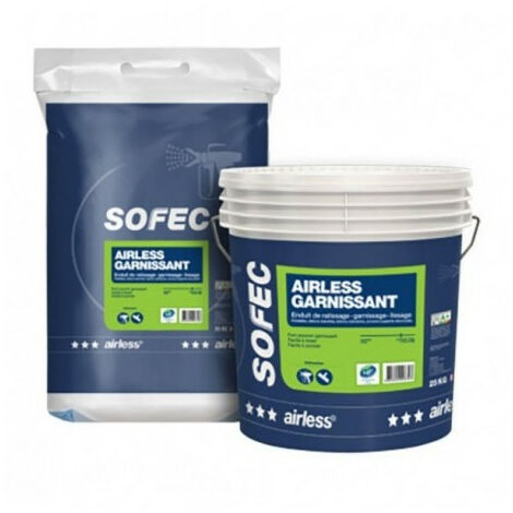 SOFEC Airless garnissant25kgblanc - SOFEC