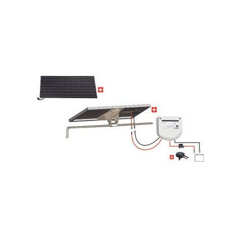 Kit Nautisme 150w - 12v Panneau Monocristallin - Mppt Support Portique Inclinable - Uniteck