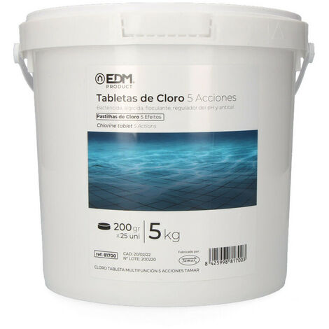 4 Chlore 5 Actions Tablette 5kg Fusion Edm