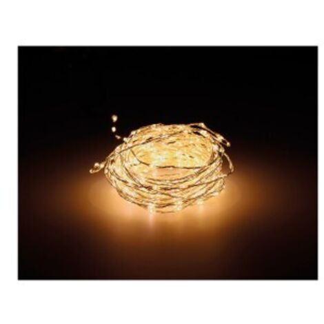 Guirlande Micro Led Extra Dense Clignotant Lumière Chaude 14m 567l ...