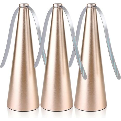 3 PCS Fly Fan for Table Picnic Gold Fly Fan Outdoor Food Fruit Fans for ...