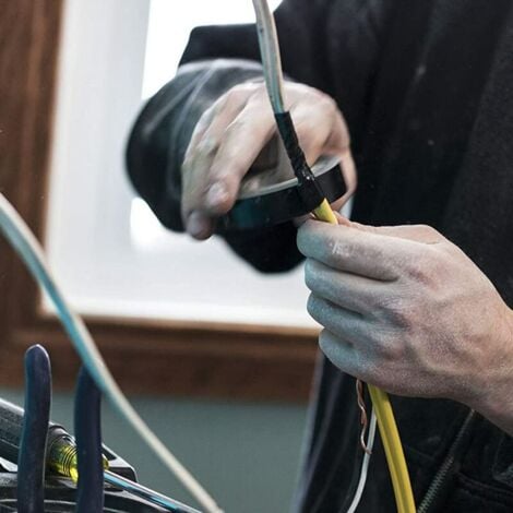 Ruban isolant électrique, 10 pièces, noir, pour le cerclage et la ...