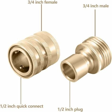 Adaptateur pour nettoyeur haute pression, raccords rapides M22, paquet de 8