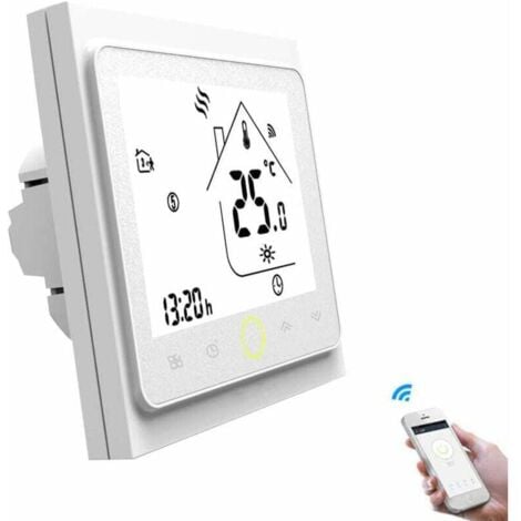YMYNY Thermostat de Chauffage au Sol Wi-FI, 16A Alexa Google Compatible avec Sonde, Programmable ...