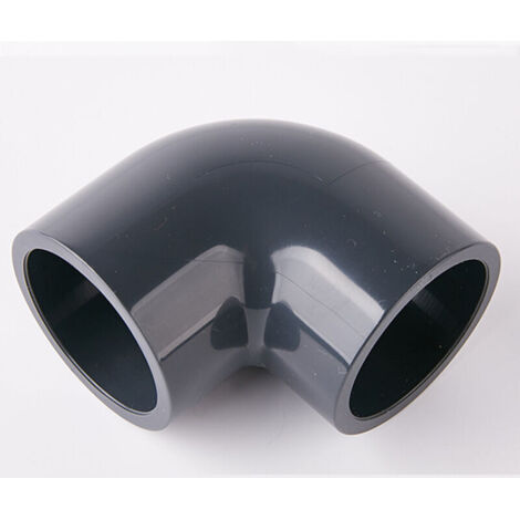 YMYNY PVC elbow PVC fitting 90° 50 mm - pipe accessories, DN40 (2 pieces)
