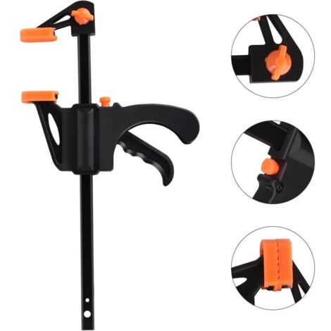 YMYNY 10pcs One Hand Clamps, Ratchet Table Clamp, Quick Release Ratchet ...
