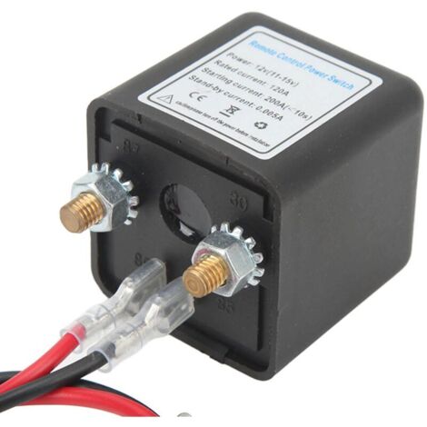 YMYNY Remote Battery Isolator Switch, DC 12V Car Isolator Switch Anti ...