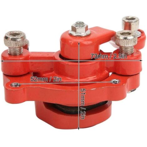 2 pièces étrier de frein avant et arrière de remplacement pour 47cc 49cc 2 temps Pocket Bike ...