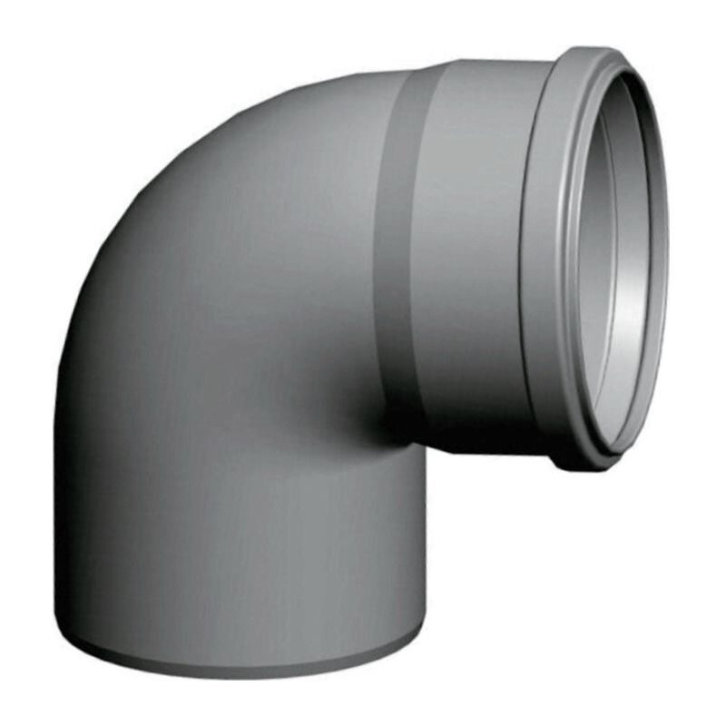 Wolf Coude Cob 2651508 87 °, DN 80 , jusqu&39à 120 ° C, pour tuyau d ...