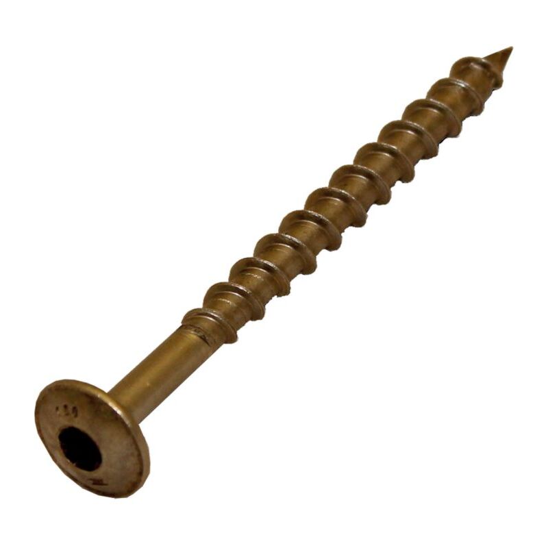 Wolf Jeu de vis à bois AluPlus 2485016 8 x 120 mm, pour crochets de ...