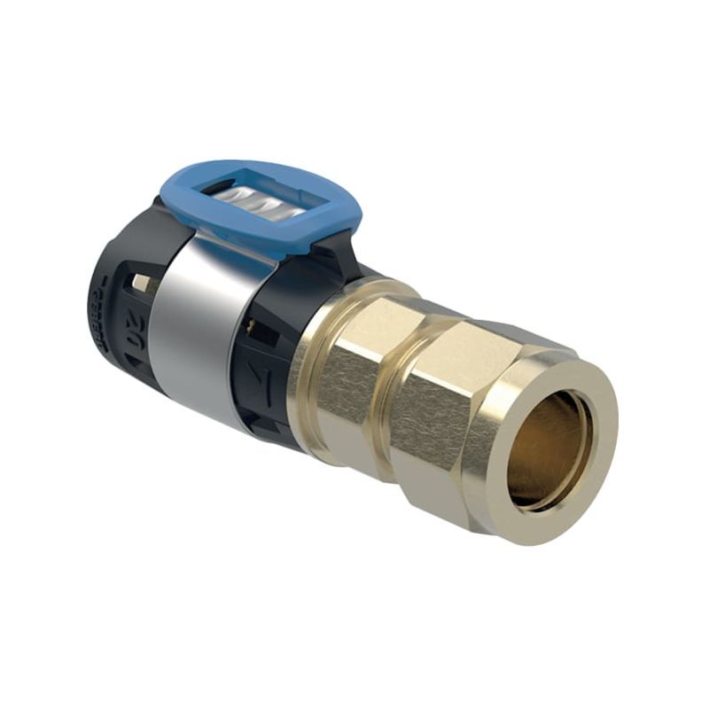 Geberit Transition FlowFit 620680001 DN 12/10, Ø 16/12 mm, 5,8 cm, avec raccord à compression